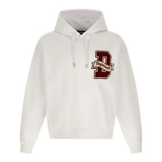 Dsquared2 Herren, Sweatshirts & Hoodies, Wei&szlig;, SGr&ouml;&szlig;e