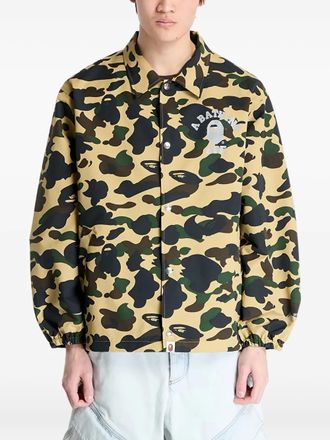 A Bathing Ape Jacke mit Camouflagemuster - Gelb