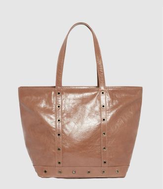 Vanessa Bruno Cabas M Zipp&eacute; Marron Glace