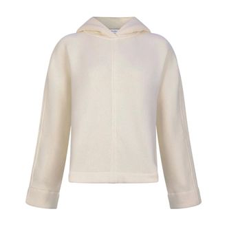Max Mara Femme, Sweatshirts et sweats &agrave; capuche, Blanc, Taille: 40 FR Cotton Jersey SweaT-shirt