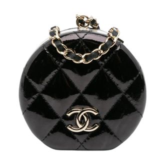 Chanel Pre-owned Runde Clutch Bag - - Pre-owned - Damen - Schwarzk - ONE SIZE