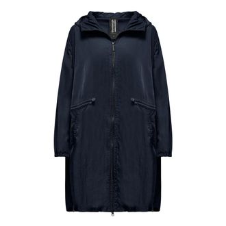 Bomboogie Femme, Manteaux, Bleu, Taille: 38 FR Parka Femme Non Doubl&eacute;e avec Cordon de Serrage &Eacute;lastique