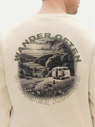 Hunter Sweatshirt May HARM0058251 Beige Relaxed Fit