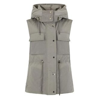 Moorer Femme, Vestes, Gris, Taille: 42 FR Gilet Moderne