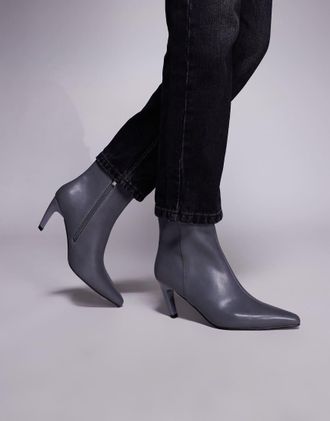 Simmi London SIMMI London - Lorenzo - Bottines &agrave; talons mi-hauts - Gris