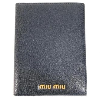 Miu Miu Pre-owned Porte-cartes de visite - Femme - Pre-owned - Noir - Taille: ONE Size