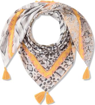 Codello Tuch Animal-Print und STAY WILD-Schriftzug