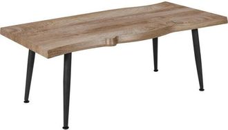 Paris Prix Paris Prix - Table Basse Design Forest ii 100cm Naturel & Noir