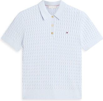 Tommy Hilfiger Damen Poloshirt aus Baumwolle