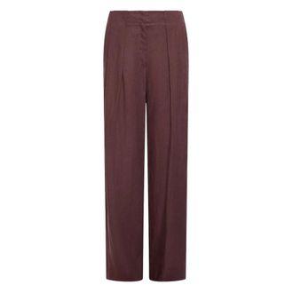 Marella Femme, Pantalons, Brun, Taille: 40 FR Mllrete Wide Pantalons