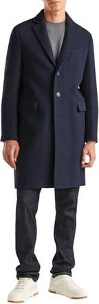 Benetton Cappotto 2x59un05m Manteau, Bleu, 48 Homme