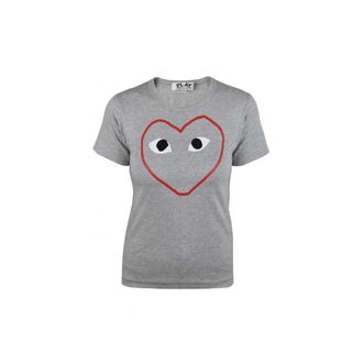 Comme Des Gar&ccedil;ons Cotton - - Tops - Damen - Grau - S