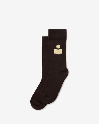 Isabel Marant Chaussettes Siloki - Femme - Chocolat - - Isabel Marant