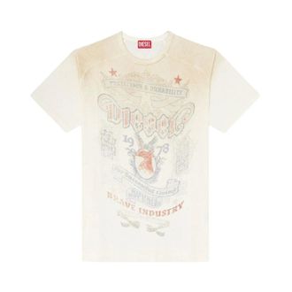 Diesel Homme, Tops, Beige, Taille: M T-Alecy T-Shirt