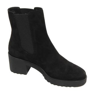 Hogan Chelsea Boots aus Wildleder- Made in Italy - - Shoes - Damen - Schwarzk - 35 EU