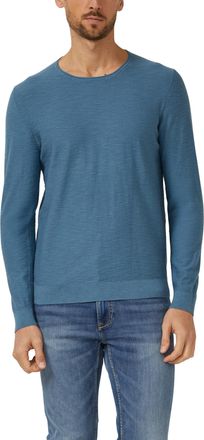s.Oliver Strickpullover mit Flammgarnstruktur und Rollkante