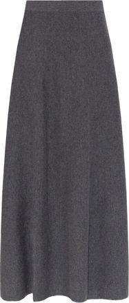 Lisa Yang Maxirock in A-Linie - Grau