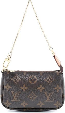 Louis Vuitton Crossbody Bags - Monogram Mini Pochette Accessoires - Gr. unisize - in Braun - f&uuml;r Damen