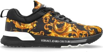 Versace Jeans Couture Homme, Chaussures, Noir, Taille: 45 EU Chaussures de sport &agrave; motif barocco