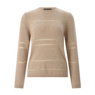 Fabiana Filippi Femme, Pulls, Beige, Taille: 42 FR Maille col rond