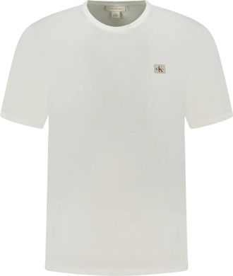 Calvin Klein Badge T-Shirt - - Tops - Herren - Wei&szlig; - XS