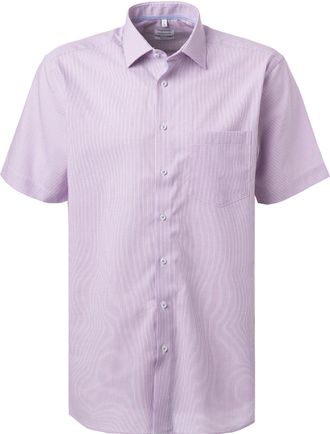Seidensticker Seidensticker Herren Kurzarmhemd rosa kariert