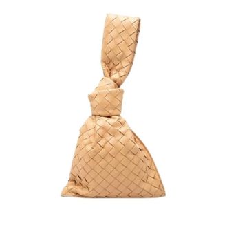 Bottega Veneta Pre-owned Intrecciato Mini The Twist Leather Handbag - - Pre-owned - Damen - Beige - ONE SIZE