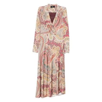 Etro Paisley All-Over Wickel-Maxikleid - - Dresses - Damen - Mehrfarbig - M