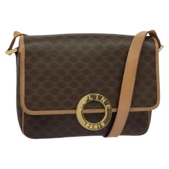 Celine Sac &agrave; bandouli&egrave;re vintage doccasion - Femme - Pre-owned - Brun - Taille: ONE Size