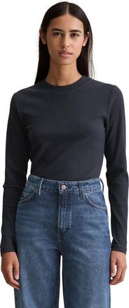 Marc O'Polo Denim Langarmshirt Rundhalsausschnitt, slim fit, Bio-Baumwolle