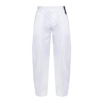 Dolce & Gabbana Baumwoll-Anzughose mit Bundfalten - - Trousers - Herren - Wei&szlig; - L