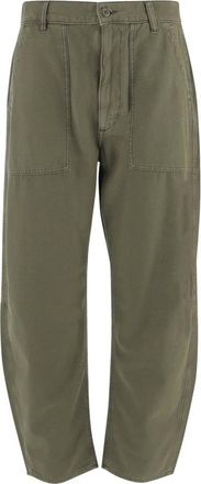 Polo Ralph Lauren Femme, Pantalons, Vert, Taille: 36 FR Ricky Cotton Pantalons