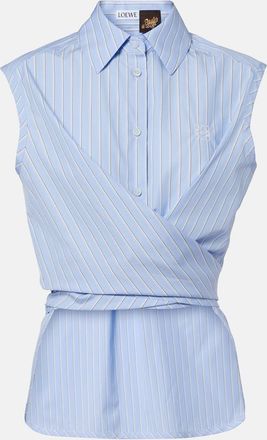 Loewe Chemise Paulas Ibiza en coton &agrave; rayures