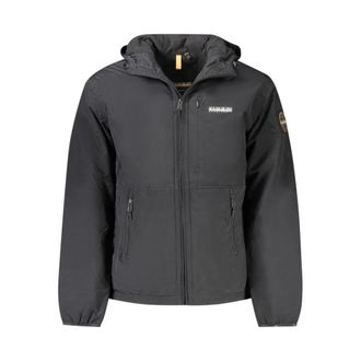 Napapijri Polyamidjacke mit mehreren Taschen - - Jackets - Herren - Schwarzk - L