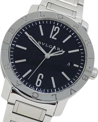 Bulgari Montre-bracelet Bb41S Pre-owned - Homme - Pre-owned - Noir - Taille: ONE Size