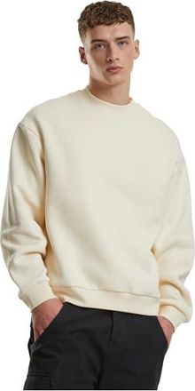 Urban Classics Tb6751-fluffy Crewneck T-Shirt, Sable Blanc, XXXXXL Homme