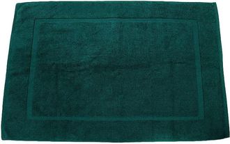 Lanudo Luxus Badematte 900g/m² Pure Line 60x90 mit Bordüre. 100% feinste Frottier Baumwolle in höchster Qualität, Bad-Teppich, Bad-Vorleger, Frottee Petrol