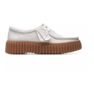 Clarks Femme, Chaussures, Blanc, Taille: 41 EU Chaussure &agrave; lacets Torhill Bee