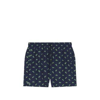 Lacoste Short de bain mi-long imprim&eacute; crocodile