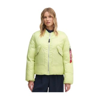 Alpha Industries Damen, Jacken, Gr&uuml;n, LGr&ouml;&szlig;e