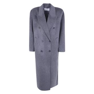 Frankie Shop Double-Breasted Coats - - Coats - Damen - Grau - 2XS