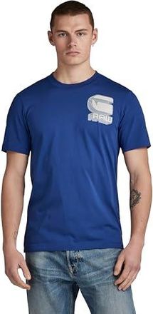 G-Star G-Star Homme T-Shirt Shadow Graphic Slim, Bleu (ballpen blue D23901-336-1822), L