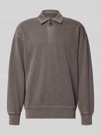 Carhartt Work in Progress Sweatshirt mit Polokragen