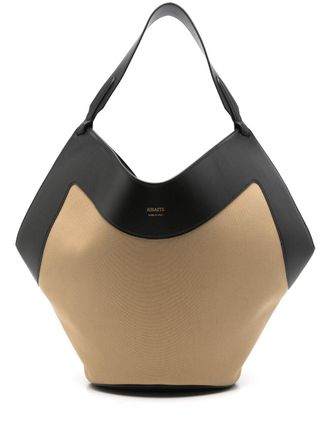 Khaite Mittelgroße Lotus Handtasche - Schwarz