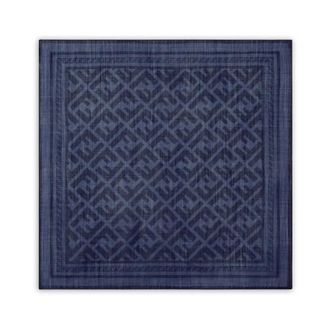 Fendi Foulard Abisso - - Accessories - Herren - Blau - ONE SIZE