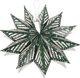 BESPORTBLE Faltbarer Papierstern Gr&uuml;n Langlebige Weihnachts h&auml;ngedekoration mit Lebendigen Farben Vielseitig f&uuml;r Party Hochzeit Weihnachtsbaum und Wohnraumgestal