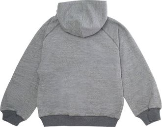 Chlo&eacute; Logo-Embroidered Cotton Hoodie - Gray