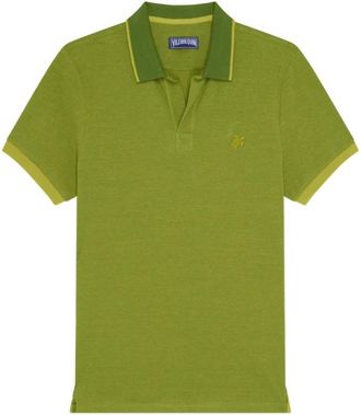 Vilebrequin Homme, Tops, Vert, Taille: L Polo de Couleur Changeante en Coton