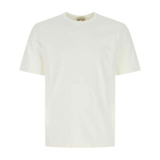 Ten c Homme, Tops, Blanc, Taille: L T-shirt blanc en coton