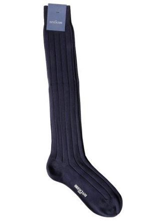 Bresciani Bresciani | Long Ribbed Socks In Soft Cotton - XL